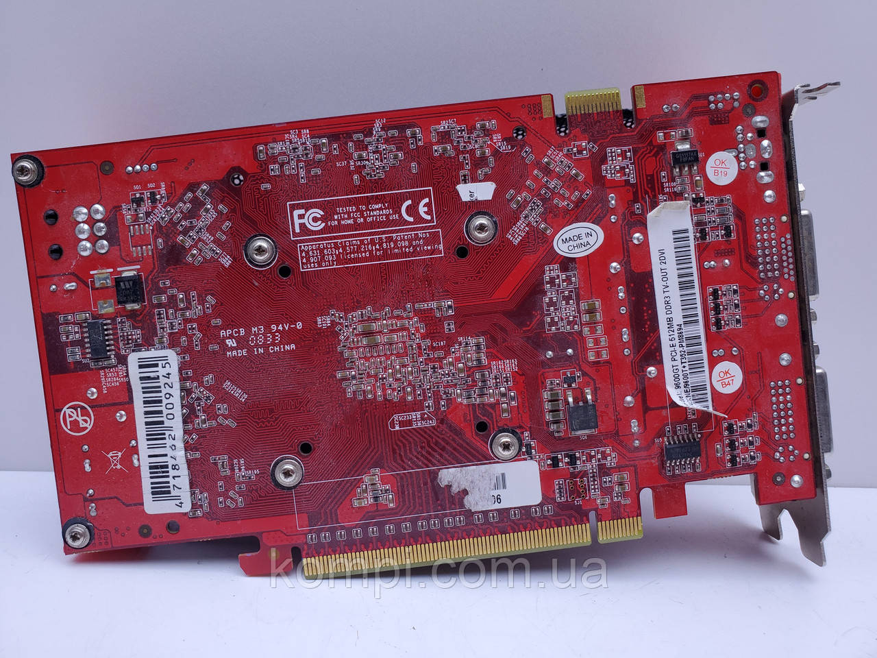 Купить Видеокарта NVIDIA GeForce 9600 GT 512MB PCI-E, цена 479 ₴ — Prom ...