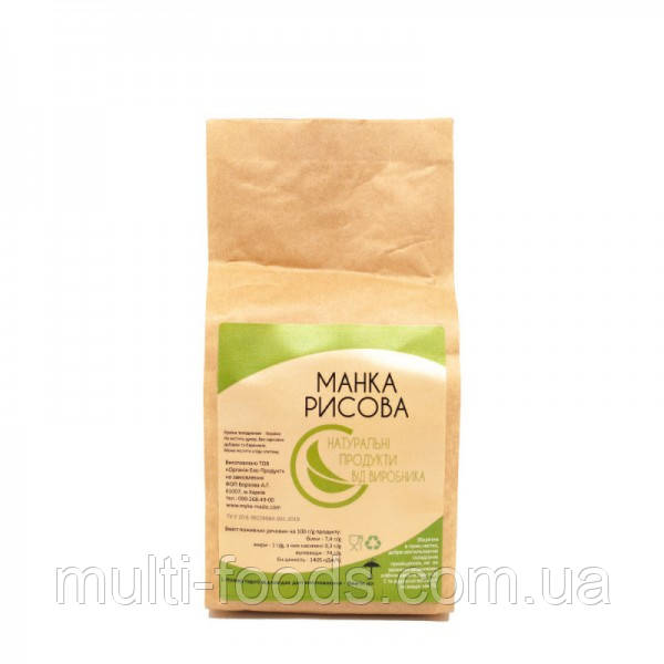 Купить Манка рисовая Organic Eco-Product, 1 кг, цена 90 грн — Prom.ua ...