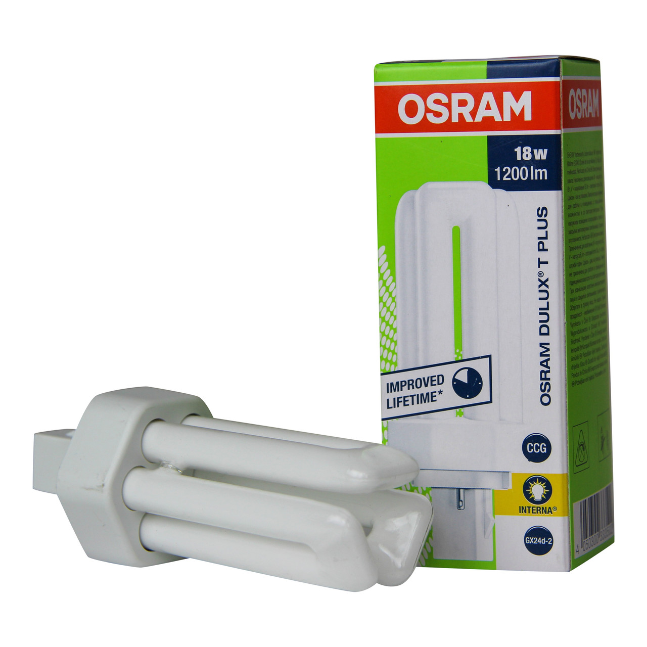 Лампа OSRAM DULUX T PLUS 18W/830/2P GX24d-2: продажа, цена в Киеве. Лампочки от "Інтернет ...