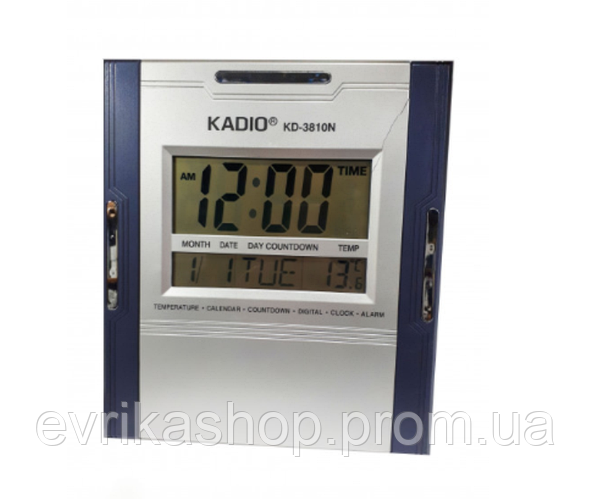 Купить Часы электронные Kadio KD3810N Серые 300092 EV, код: 1598140 ...