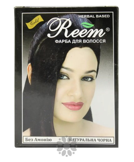 Купить Безаммиачная краска для волос Reem Gold чёрная, 60 г онлайн в ...