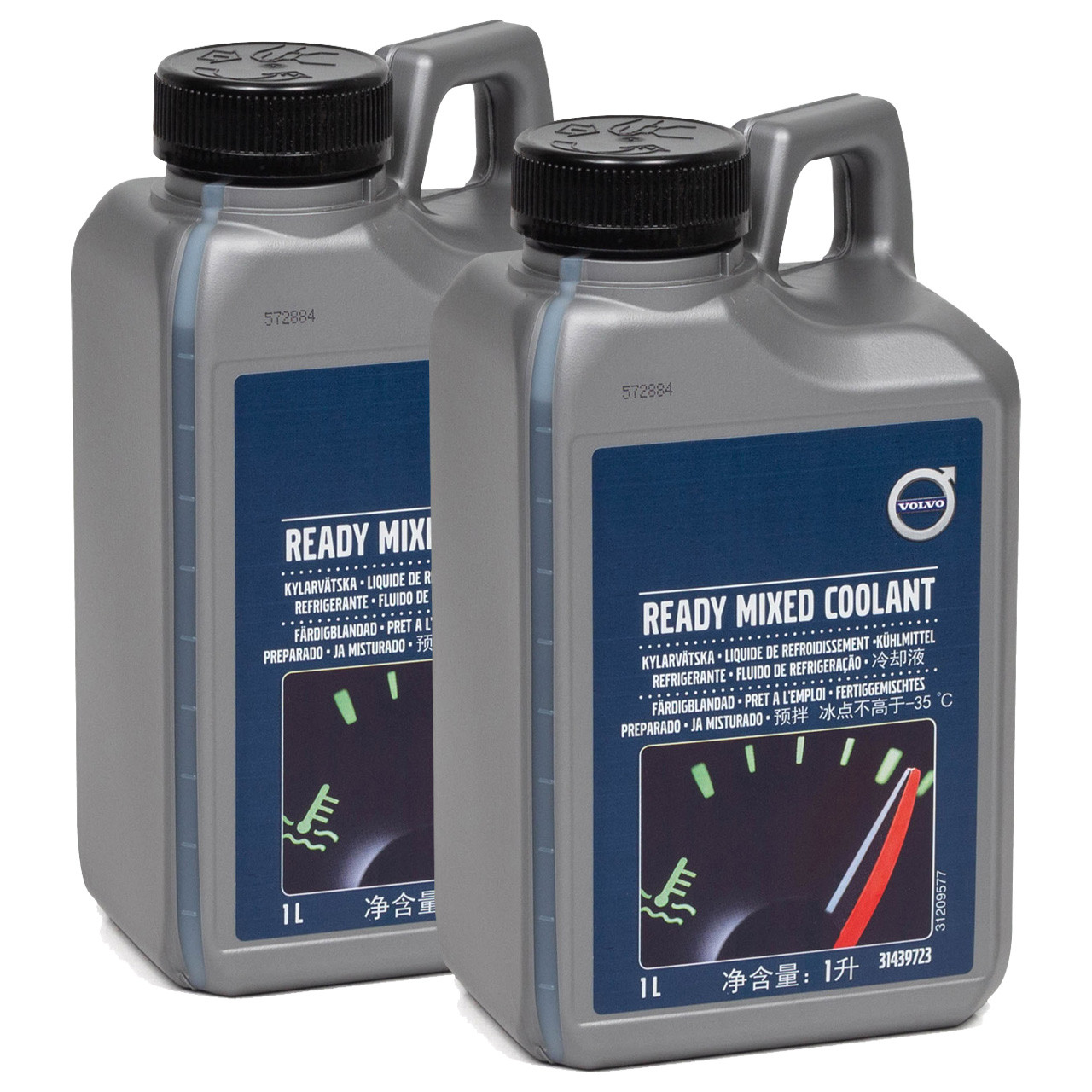 Антифриз/охолоджуюча рідина Volvo "Ready Mixed Coolant" зелений, 1л, до ...