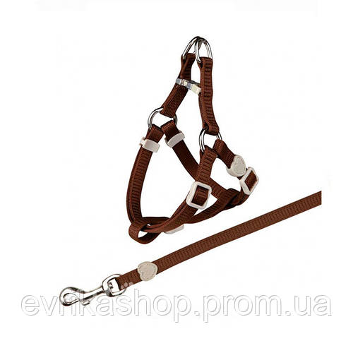 Купить Поводок+шлея для кошек Trixie Premium 26-37 см 10 мм 1.2 м ...