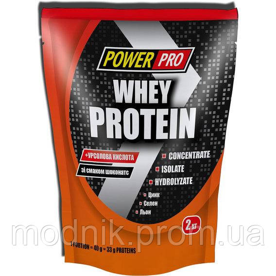 Протеин Power Pro Whey Protein 2000 G 50 Servings Шоколад + Орех MD ...