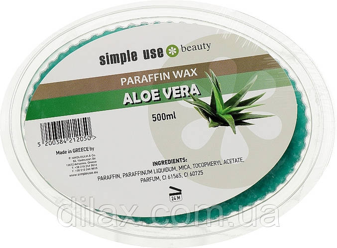 Купити Парафіновий віск "Алое вера" Simple Use Beauty Paraffin Wax 500 ...