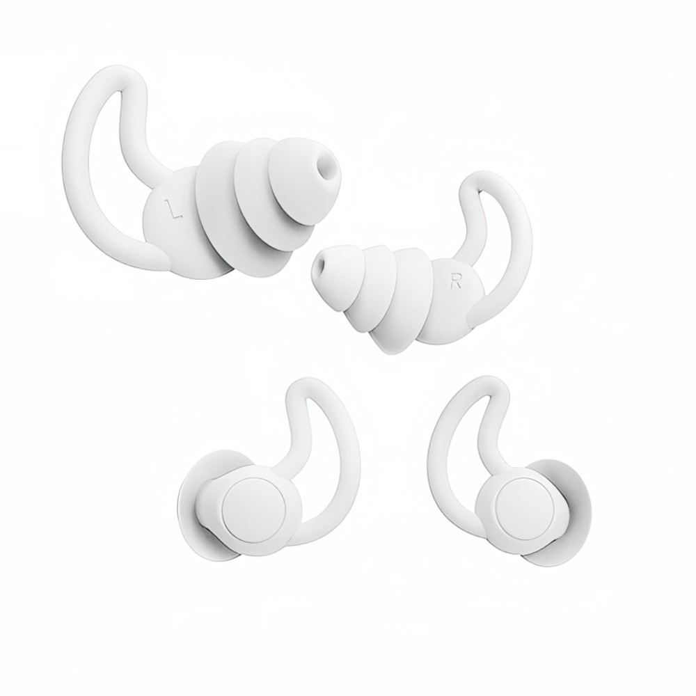 Беруши затычки для ушей для плавания, Белые (1 пара) силиконовые ...