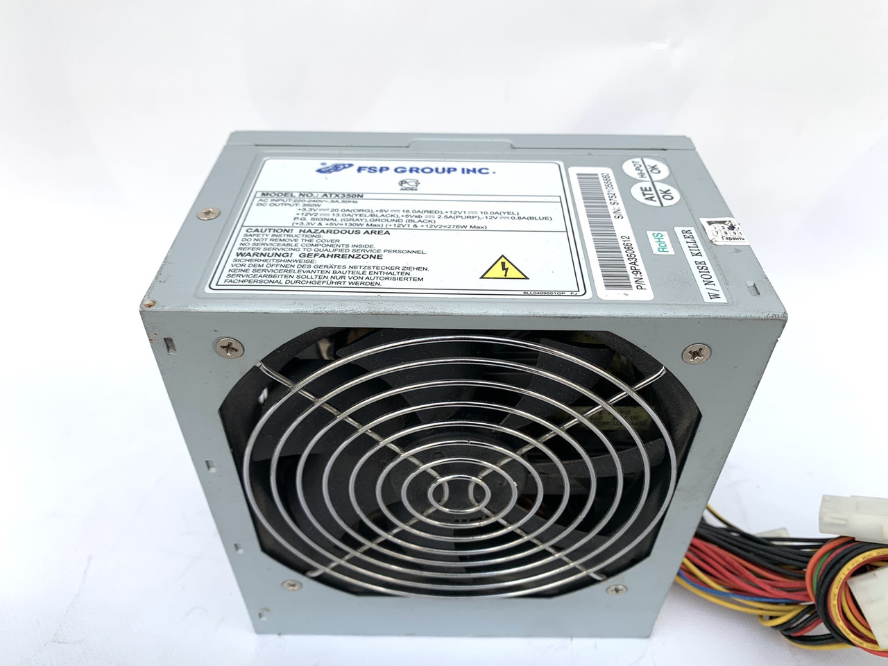 Купить Блок питания FSP ATX-350N 350 Вт, ATX 20+4 pin, CPU: 4pin, 1x120мм, цена 350 ₴ — Prom.ua ...