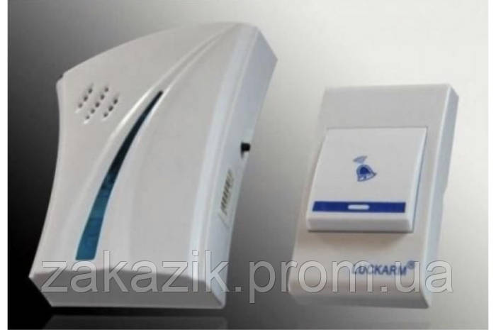 Купить Беспроводной дверной звонок на батарейках Luckarm 8610 Белый ZZ ...