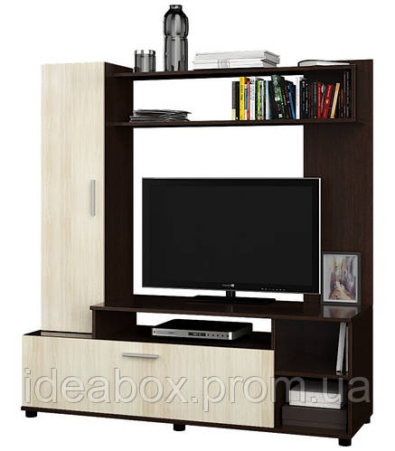 Купить Горка Эверест ТВ-тумба Стелла венге + дуб молочный EVR-2235 IX ...