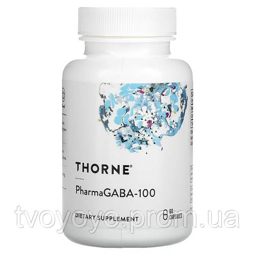 Купить Pharma GABA-100 Thorne Research 60 капсул TV, код: 7575200, цена ...