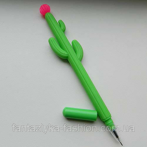 Ручка гелевая Кактус с цветком, салатовый: продажа, цена в Запорожье ...