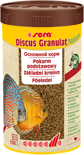 Купить Sera Discus Granules Nature сухой корм для дискусов, гранулы ...