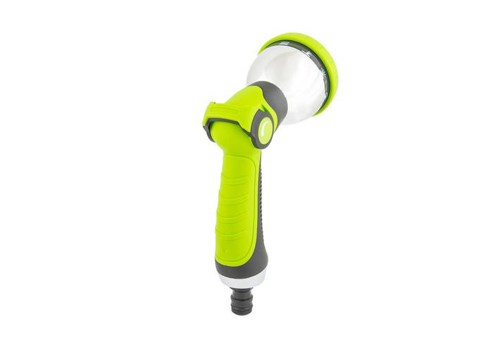 Купить Пистолет для полива MASTERTOOL 1/2" корпус ABS+металл TPR покрытие 10 режимов плавная ...