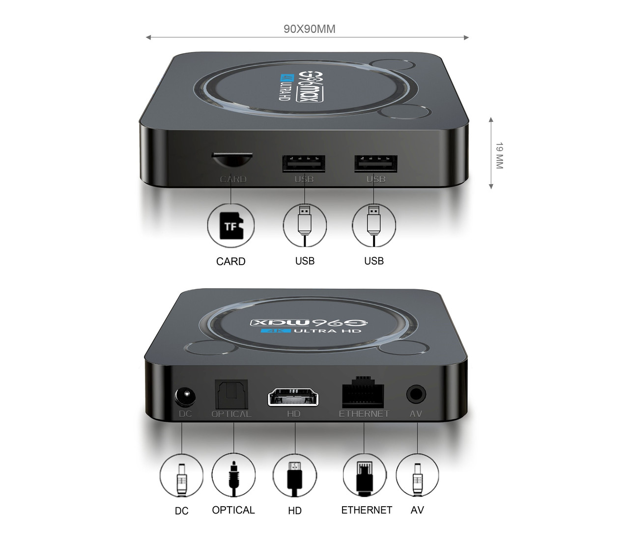 TV-BOX G96 Max W2 4K 4/64 UltraHD Android 11 (ID#2449849421), цена ...