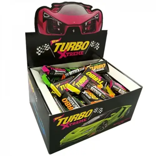 Купить Жевательная резинка turbo Xtreme 100 шт, цена 210 ₴ — Prom.ua ...