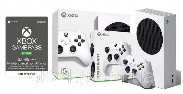 Консоль Xbox Series S 512 ГБ + Xbox Game Pass 1 Місяць — Купить ...