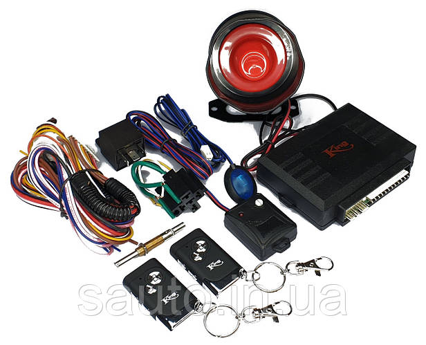 King M-55. Авто сигналізація одностороння, до машини, автомобільна ...