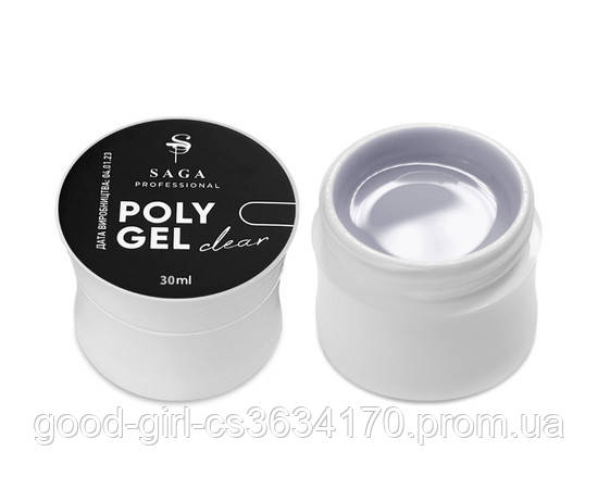 Saga Polygel clear 30ml (ID#1846945503), ціна: 480 ₴, купити на Prom.ua
