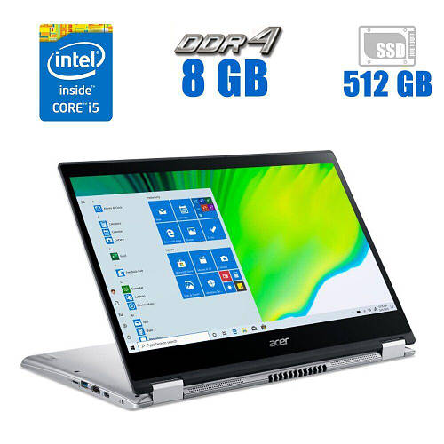 Купить Ноутбук-трансформер Acer Spin 3 SP314-54N / 14" IPS Touch ...
