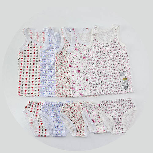 Купить Комплект для девочек Майка + трусы Хлопок 0501 GABBI Украина ...