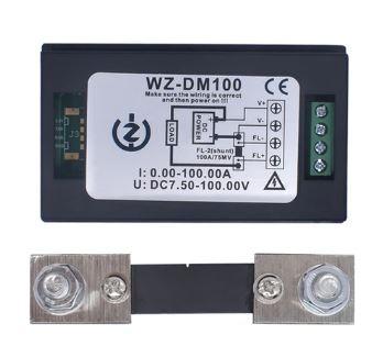 Купити Вольтметр-амперметр WZ-DM100 с LED-дисплеєм, 4 дюйма, DC7.5-100V ...