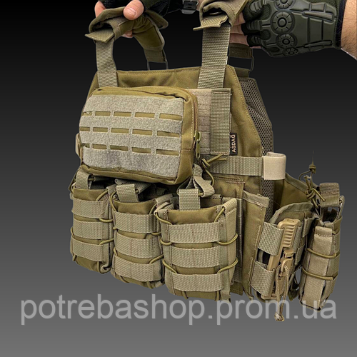 Купить Бронежилет плитоноска Asdag со быстрым сбросом, цена 2950 грн ...