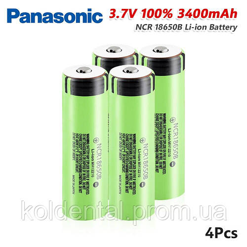 Аккумулятор 18650 3400 mAh Panasonic NCR18650B Li-ion для фанариков с ...