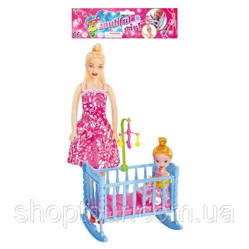 Кукла, с кроваткой, 2 шт (ID#1847438870), цена: 224.69 ₴, купить на Prom.ua