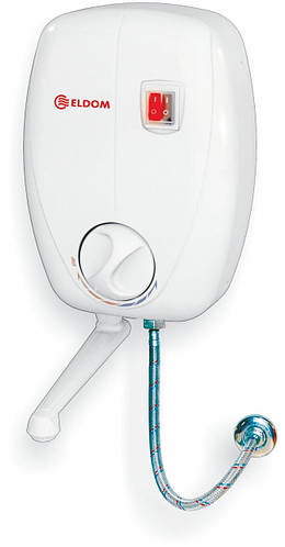 Електричний проточний водонагрівач (бойлер) ELDOM Betta 6,5 kW кран 72486 (ID#1847499799), ціна ...
