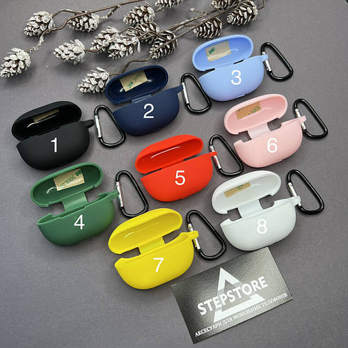 Купить Чехол для наушников Xiaomi Redmi buds 3 lite с карабином толстый ...