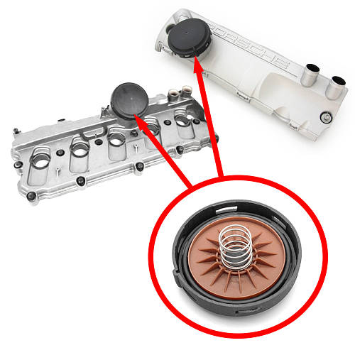 Ремкомплект маслоотделителя Porsche Cayenne 4.8L M48.01 94810723601 (ID ...