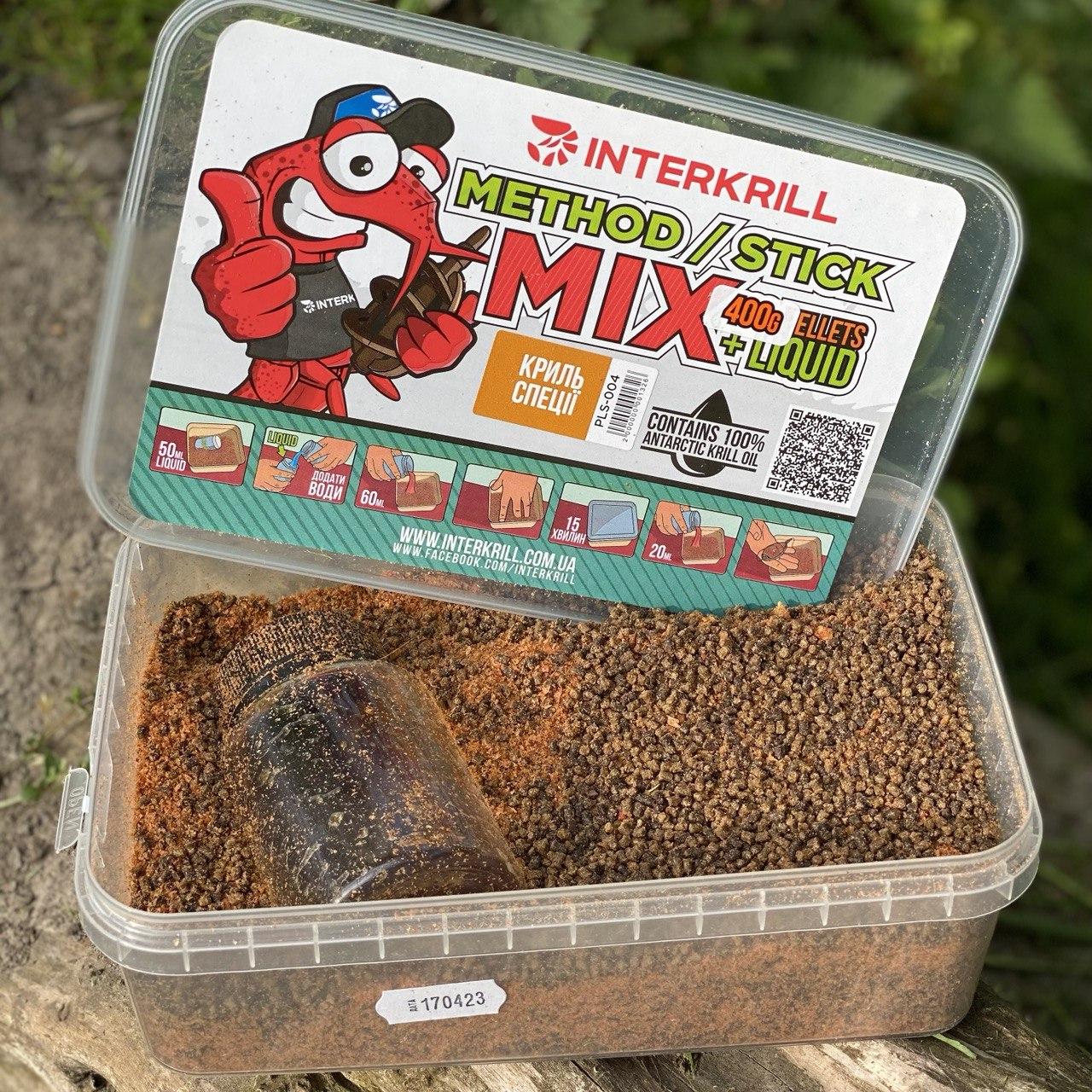 Купить Флет метод Стик Микс / Flat Method Mix Stick Mix Interkrill - Криль-специи, 400 г, цена ...