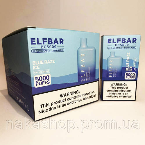 Купить Elf Bar BC5000 Original 5% перезаряжаемый под. Синяя Малина ...