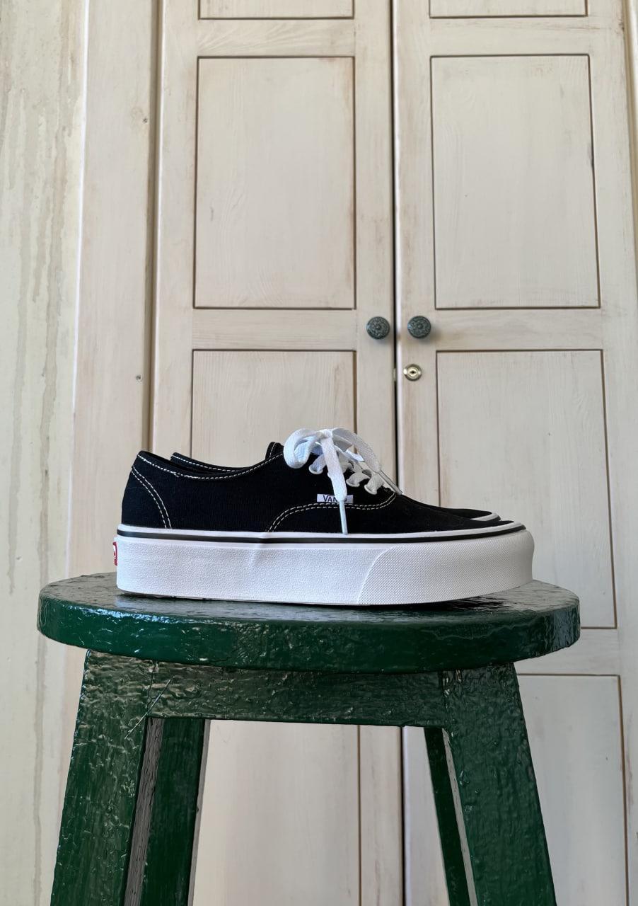 Купить Vans Authentic Stackform Black кроссовки и кеды высокое качество ...