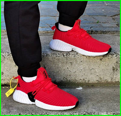 Кросівки Чоловічі Ad!das Alphabounce Червоні Адідас (розміри: 41,42,43 ...