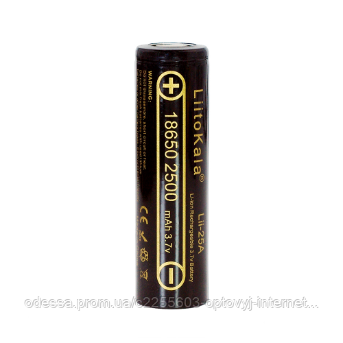 Купить Аккумулятор 18650 Li-Ion LiitoKala Lii-25A, 2500mah 2450-2650mah ...