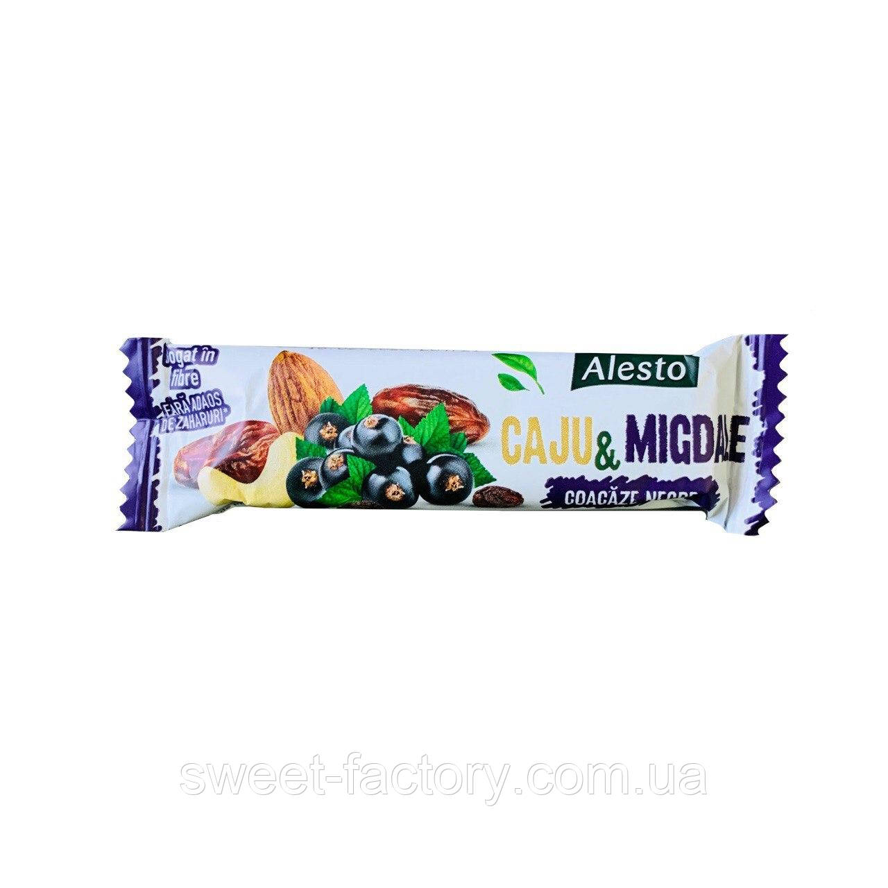 Батончик Alesto Caju Migdale Black Currant Смородина 30 g: продажа ...