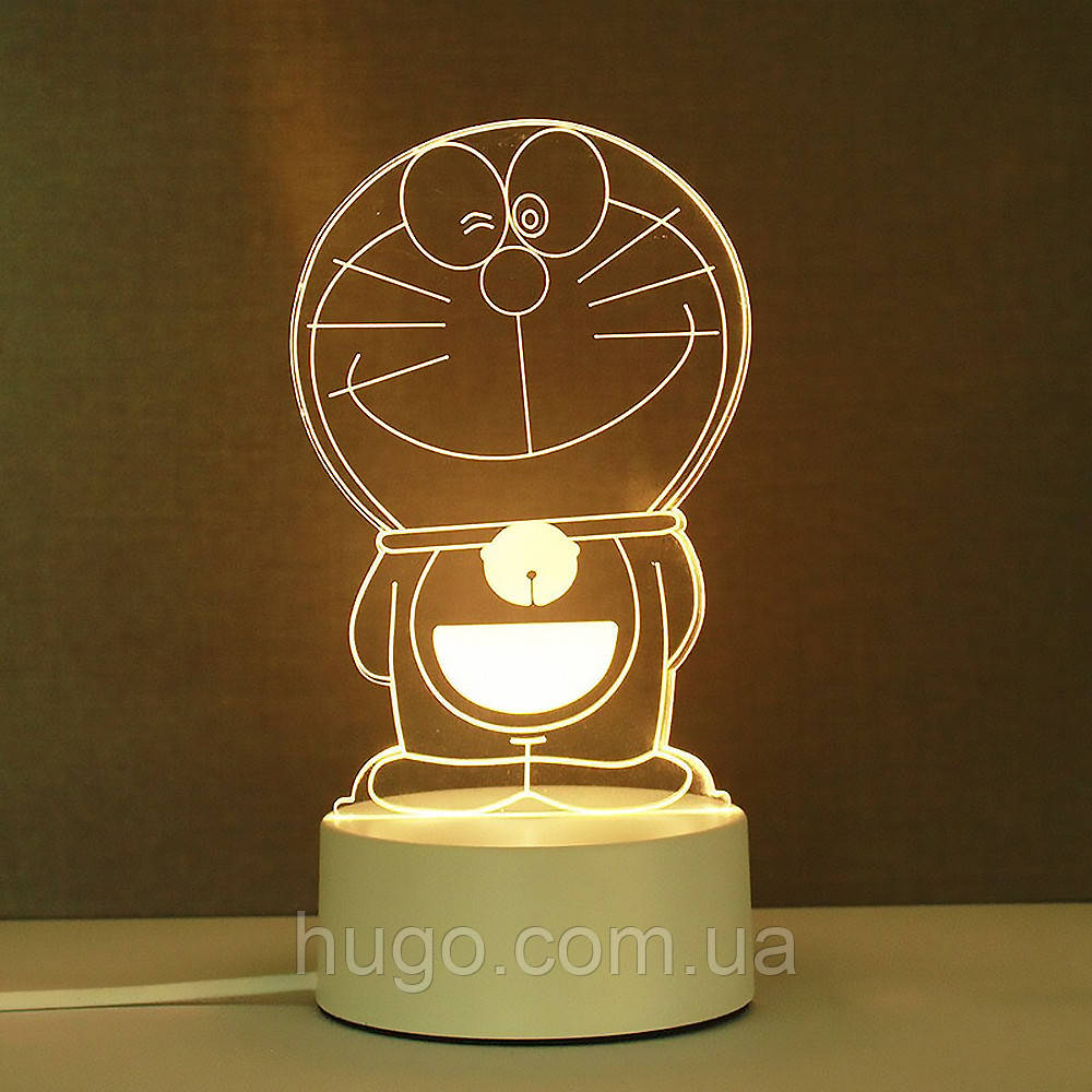 3d світильник Кіт El 264 Світлодіодний Led нічник настільний Декоративний світильник