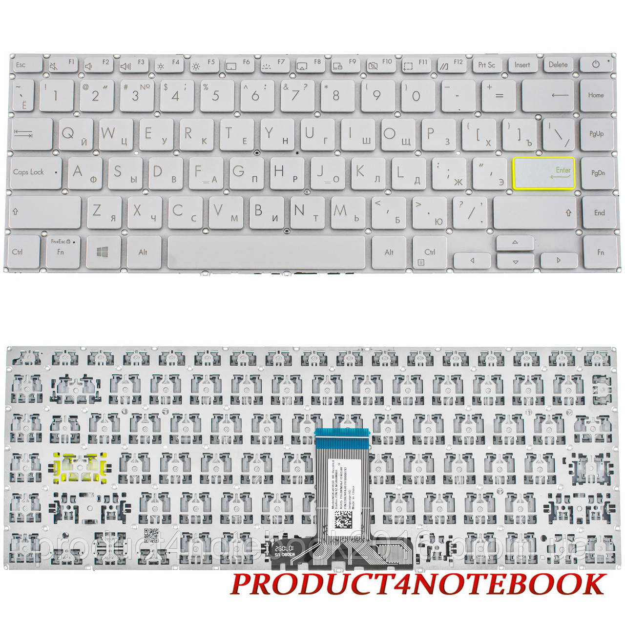 Купить Клавиатура Asus VIVOBOOK 14JP Asus Flip 14 TM420, цена 1034 ...