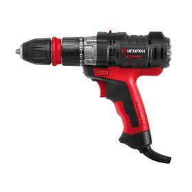 Дрель-шуруповерт электрическая 420 Вт, 0-500/0-1800 об/мин, 0.8-10 мм, макс. 20 Nм INTERTOOL WT ...