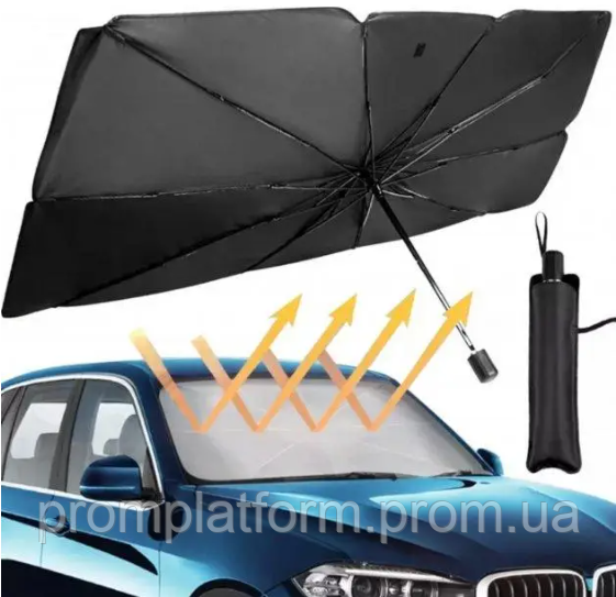 Купить Зонт для защиты от солнца и перегрева салона автомобиля Козырек ...