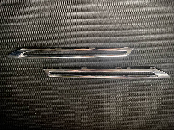 Mercedes-Benz GLE лівий хром молдинг декоративної накладки радіаторної ...