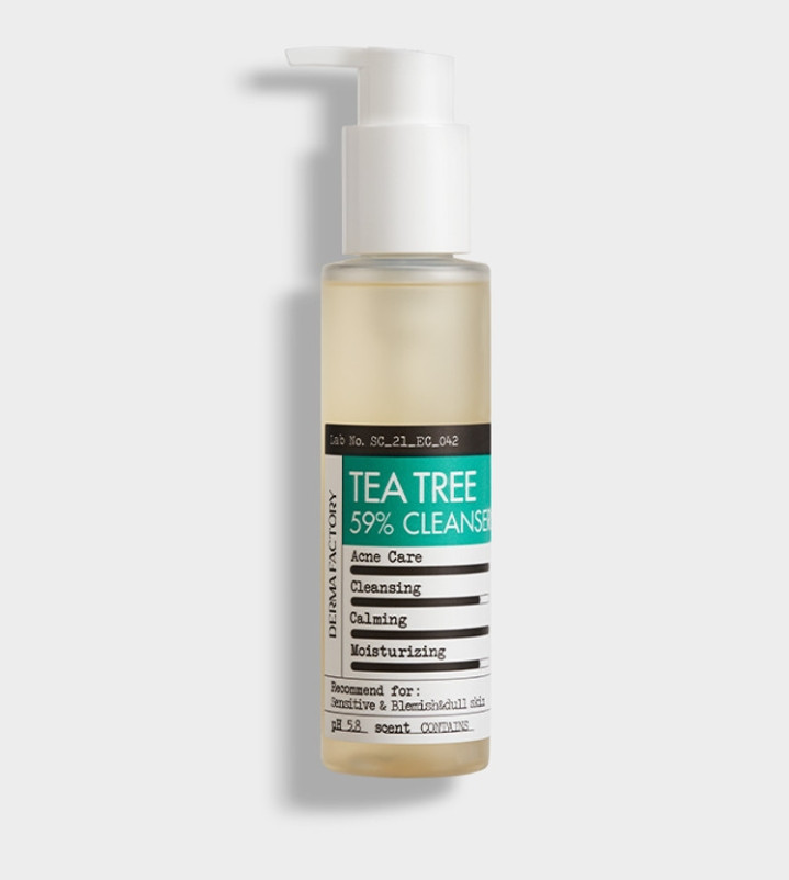 Derma Factory Tea Tree 59% Gel Cleanser - Гель для вмивання з ...