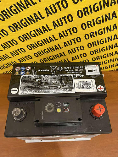 Автомобильный аккумулятор VAG EFB+ 49Ah 540A R+ (000915105FA) (ID ...