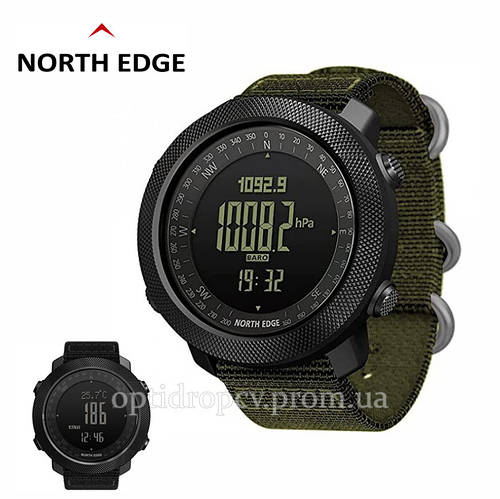 Купить Часы North Edge Apache Green 5 BAR, North Edge Тактические часы ...
