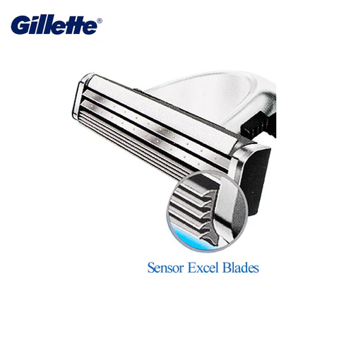 Gillette Sensor Excel 5шт. ОРИГИНАЛ сменные лезвия, кассеты для бритья ...