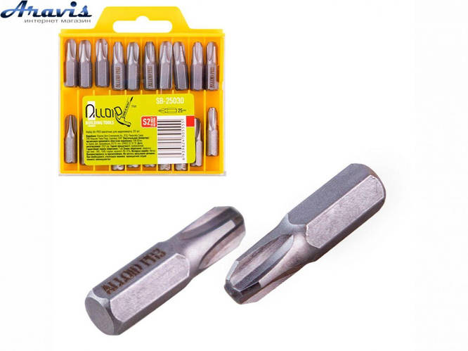 Купить Набор бит магнитных для шуруповерта PH3 25мм S2 20шт Alloid SB ...
