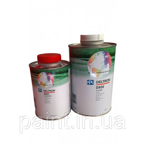 PPG PPG Лак DELTRON D 800 1 л + 0,5 л затверджувач (ID#1130510946 ...
