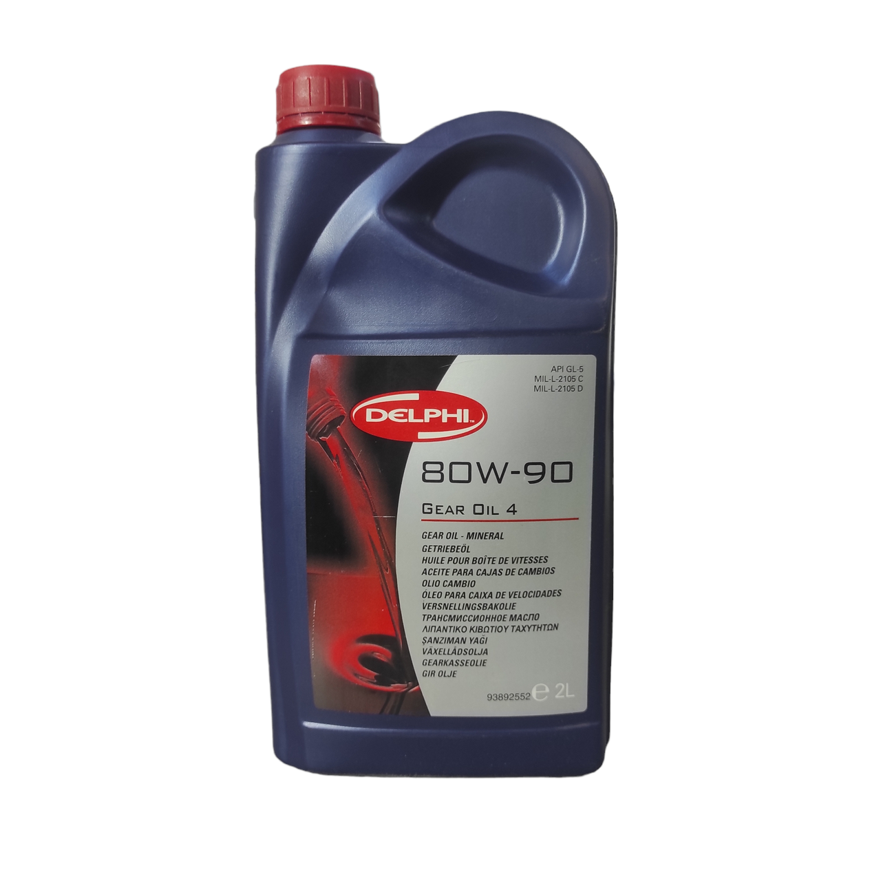 Купить Масло трансмиссионное DELPHI 80W90 Gear Oil GL5 2л уценка ...