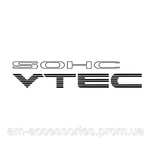 Купить Наклейка SOHC VTEC 19см*4см, цена 60 ₴ — Prom.ua (ID#1851266395)